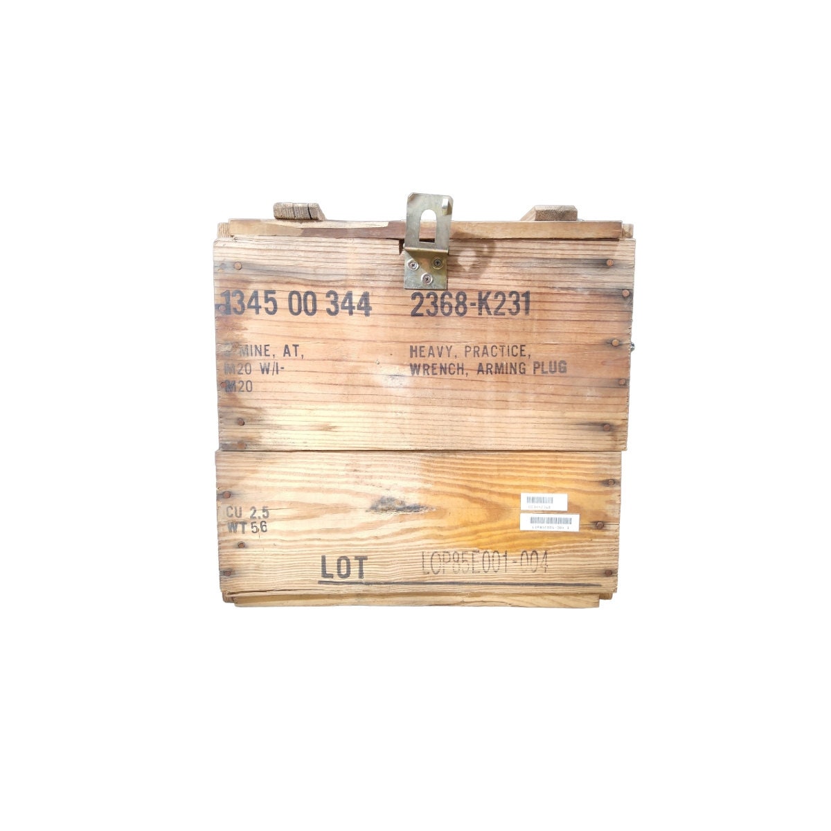 Wooden Military Crate Storage Box for Three M20 Anti-tank Practice ...