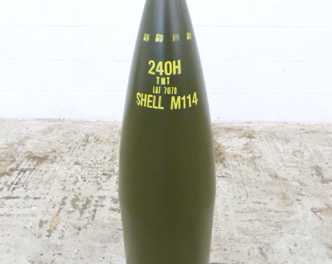 RARE Inert US WWII 240mm M114 High Explosive Shell for Use in the M1 ...