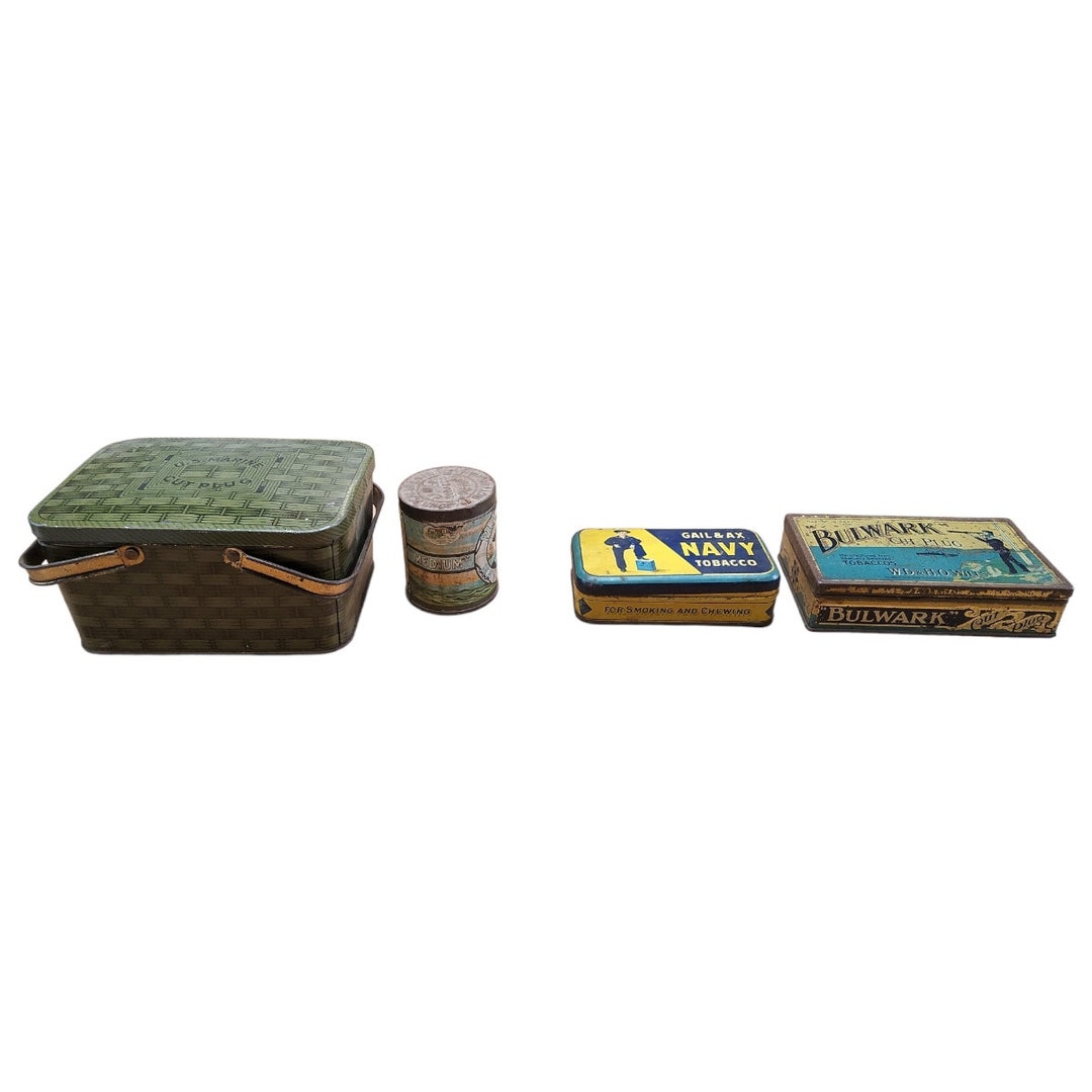 Vintage Military Tobacco Tin Collection Antique Retro - Etsy