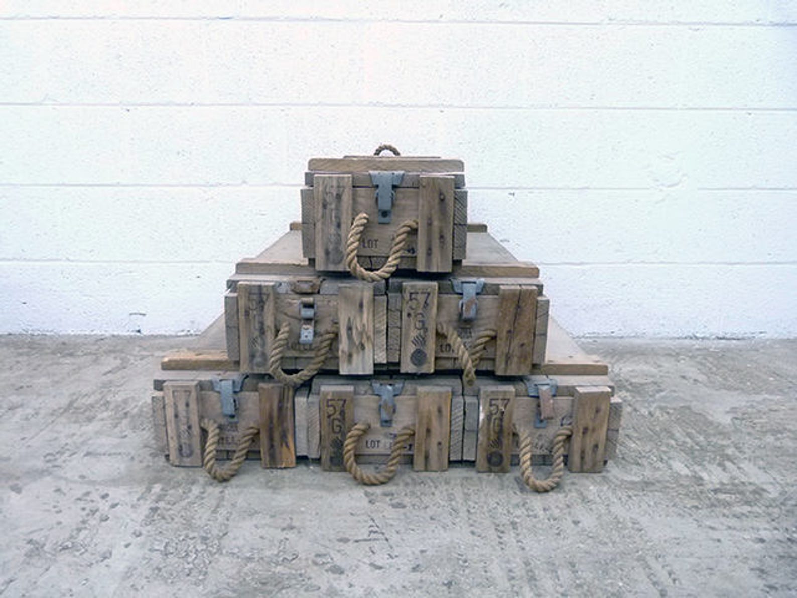 US Army WWII WOODEN 57mm Anti Tank Gun Ammunition Crate Box - Etsy