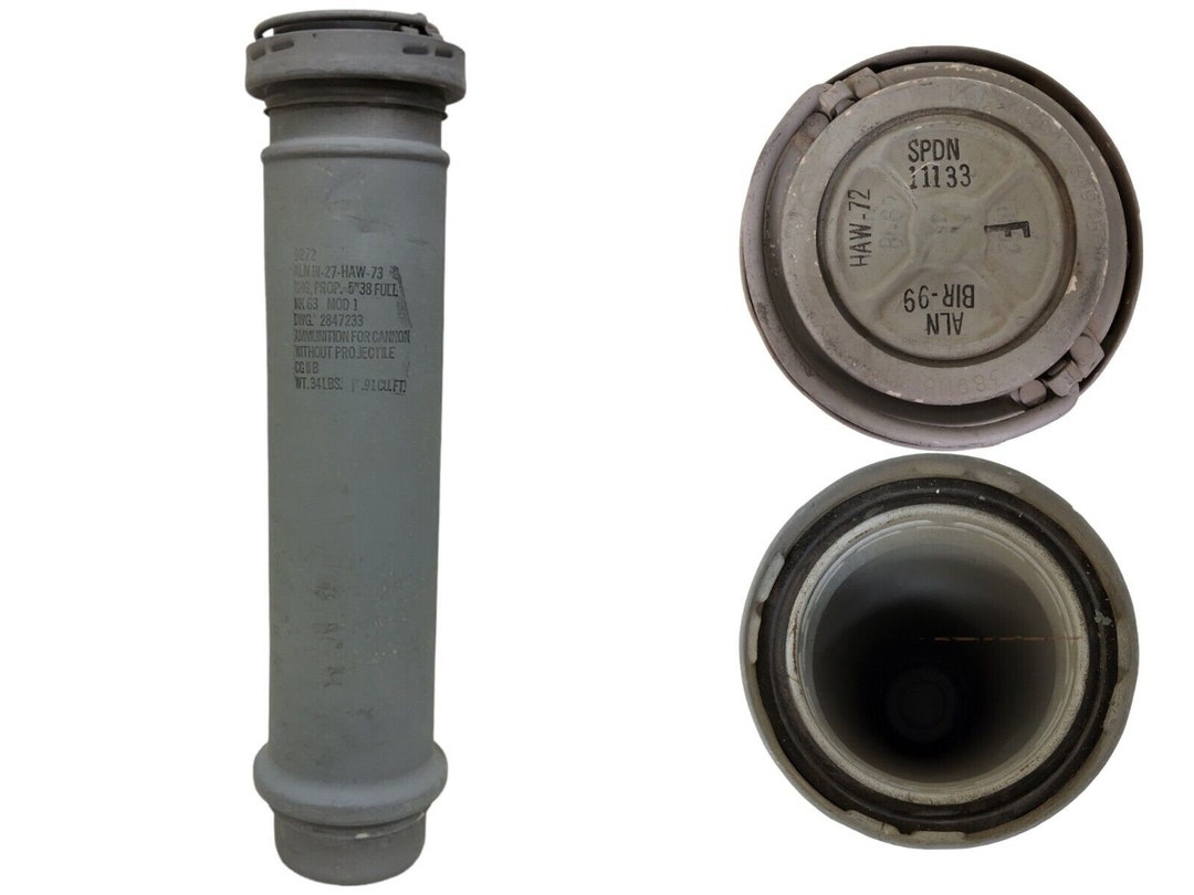 U.S. Navy WWII 5"/38cal Cartridge Container That Held the Propellant ...