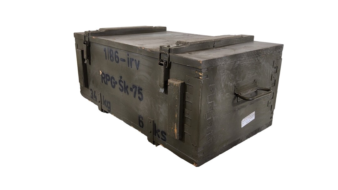 Cold War Era Czech RPG SK-75 Wooden Crate Ammo Box for Recoilless Anti-tank Launcher - Etsy
