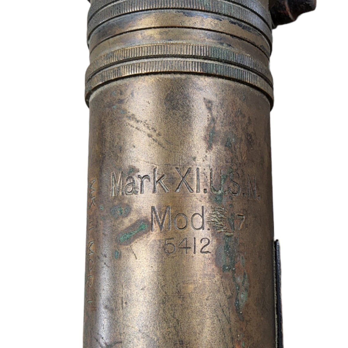 USN WW1 Bronze Cannon Sight Marked: Mk II Mod 1, Also Marked Mk XII Mod ...