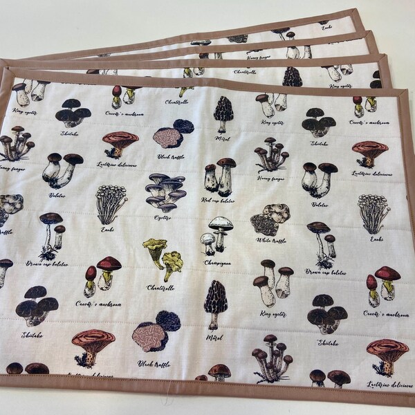 Mushroom Placemat - Etsy
