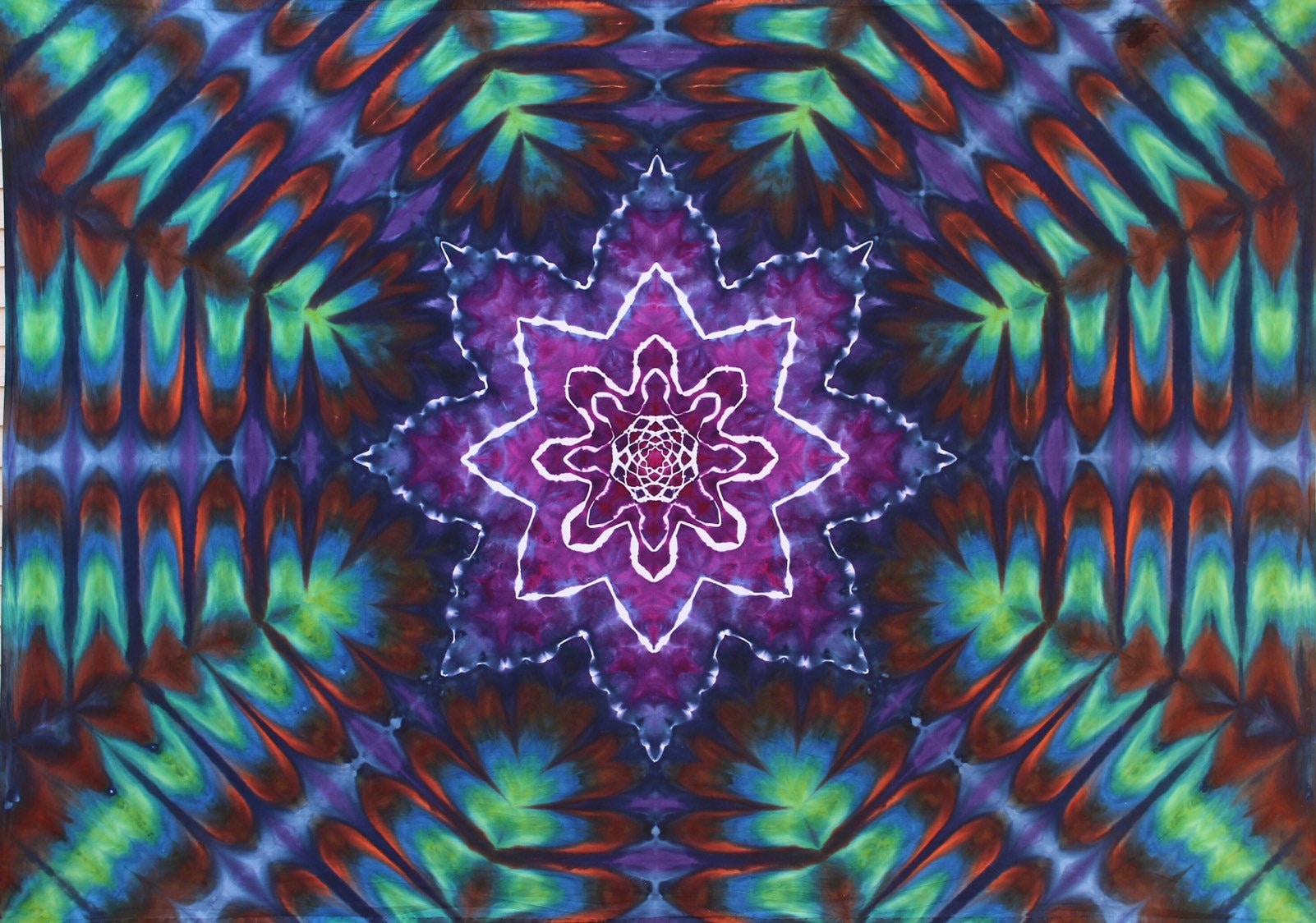 Large Tie Dye Tapestry