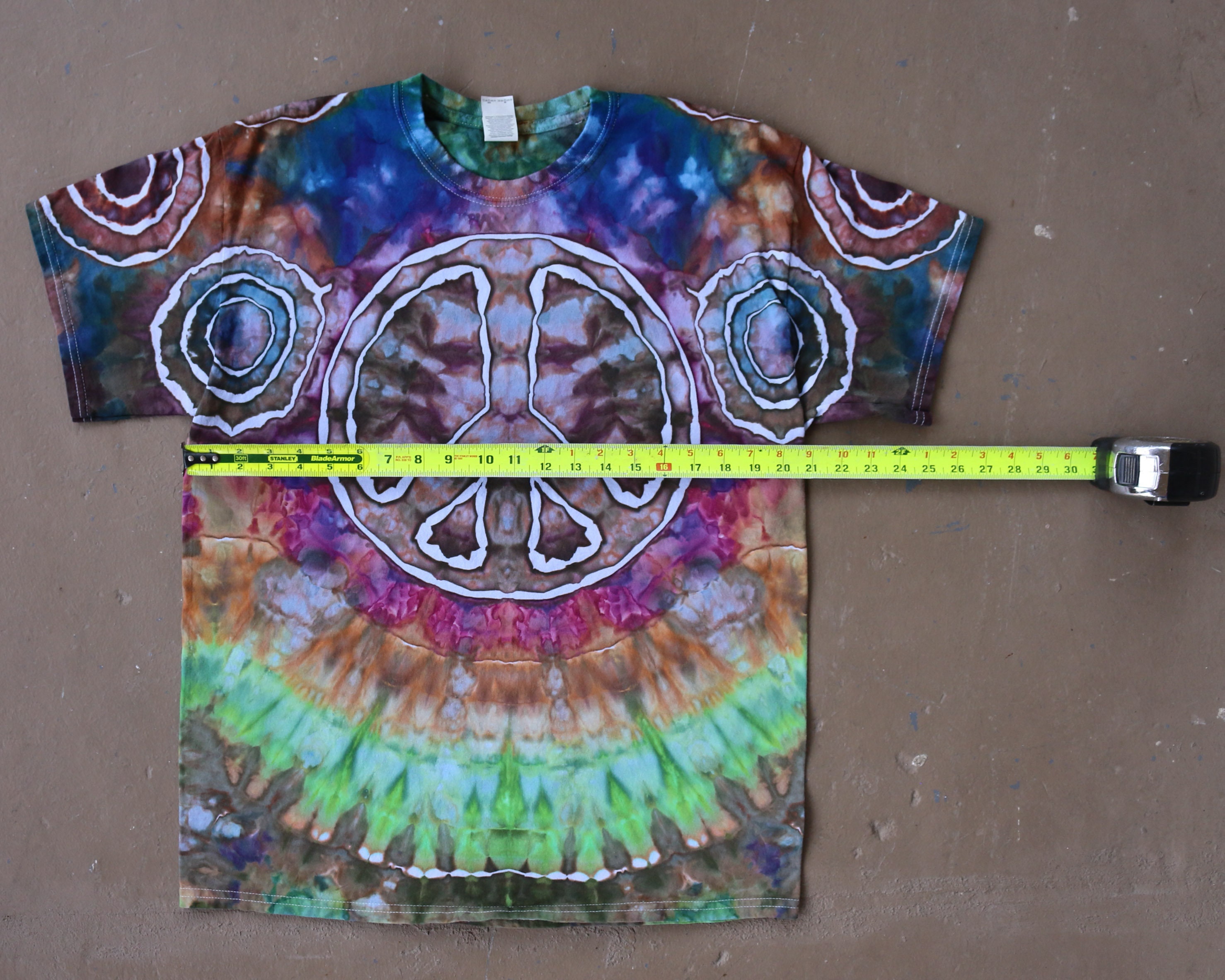 Tie Dye Shirt | Large, Psychedelic Clothing, Trippy Shirt, 60s hippie ...