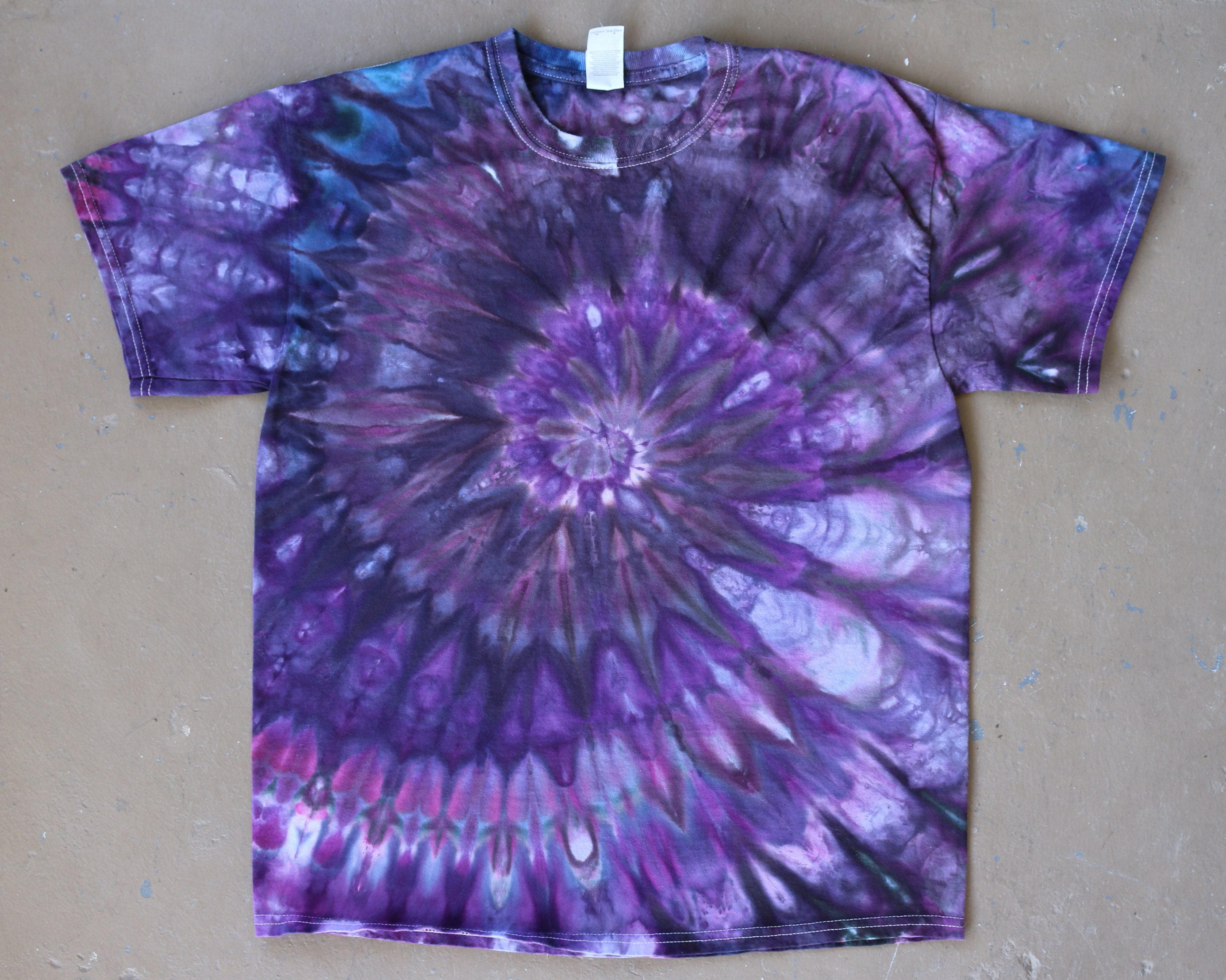 Tie Dye Shirt | Large, Psychedelic Clothing, Trippy Shirt, 60s hippie ...