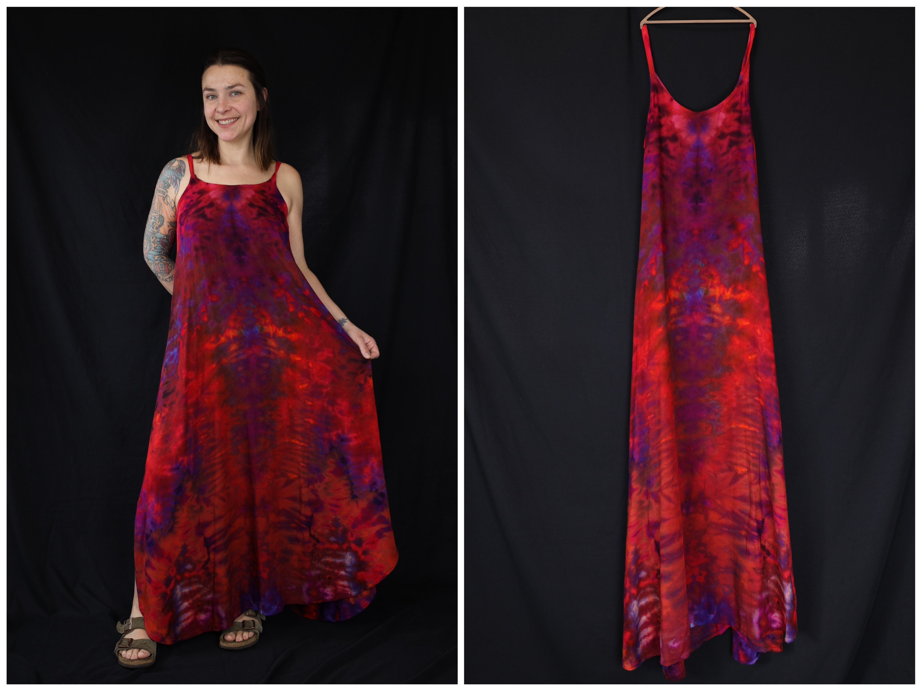 Rayon Tank Dress | Size Small