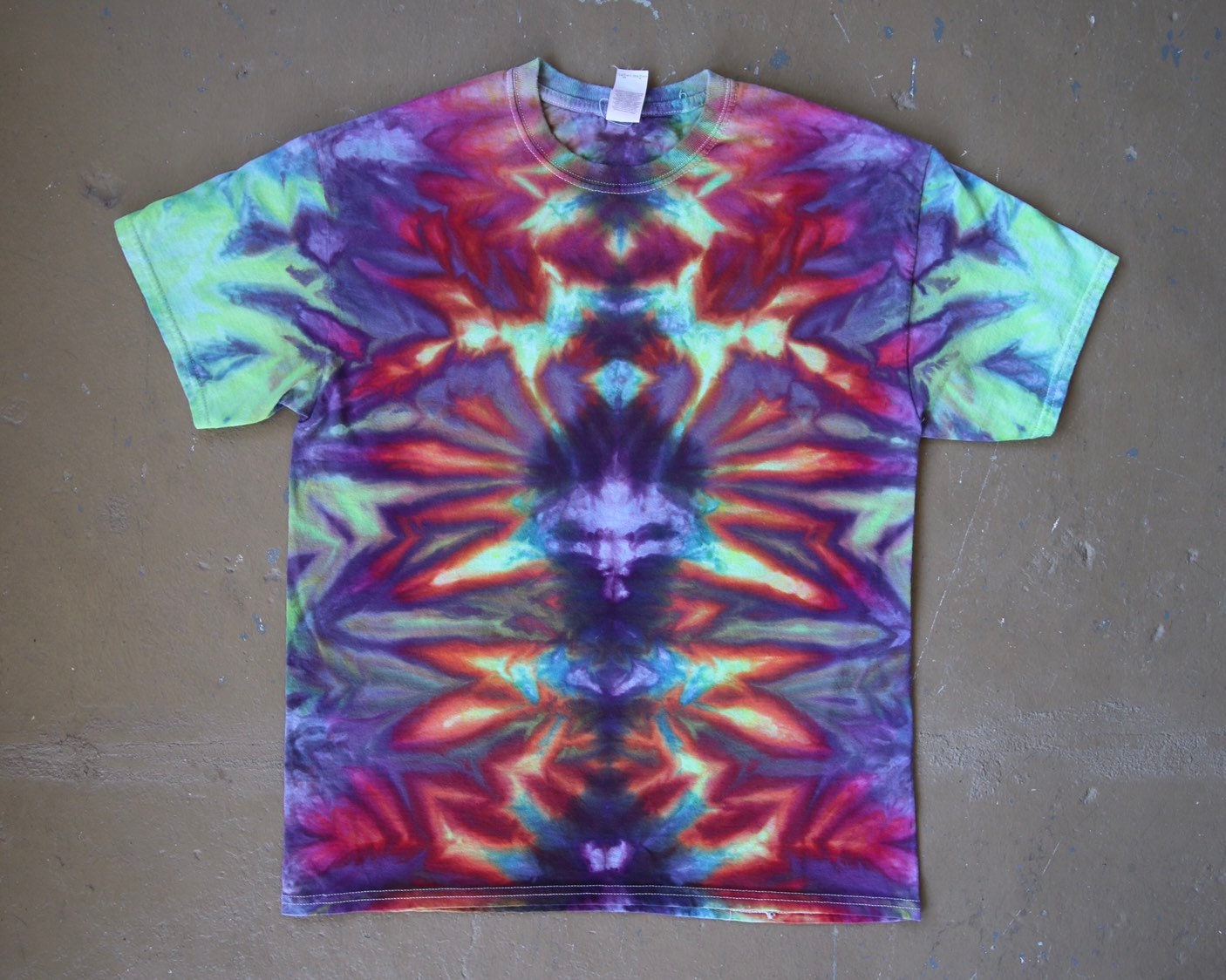 Tie Dye Shirt | Large, Psychedelic Clothing, Trippy Shirt, 60s hippie ...