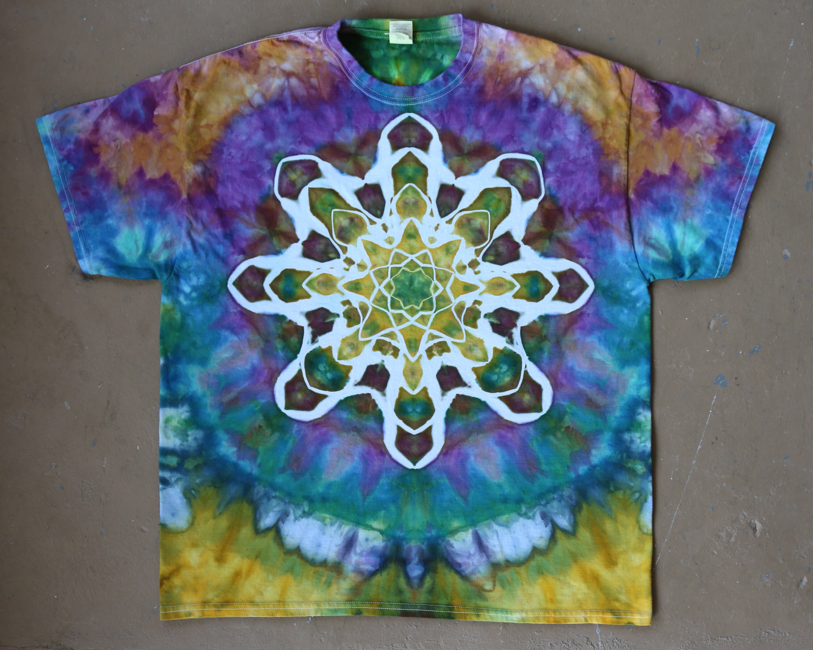 Tie Dye Shirt | Extra Large, Psychedelic Clothing, Trippy Shirt, 60s ...