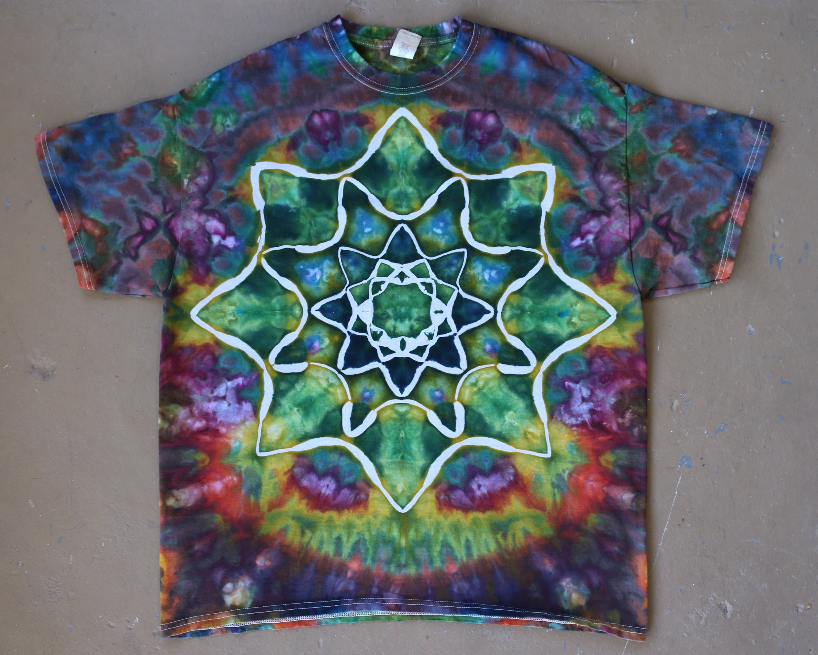 Tie Dye Shirt | Extra Large, Psychedelic Clothing, Trippy Shirt ...