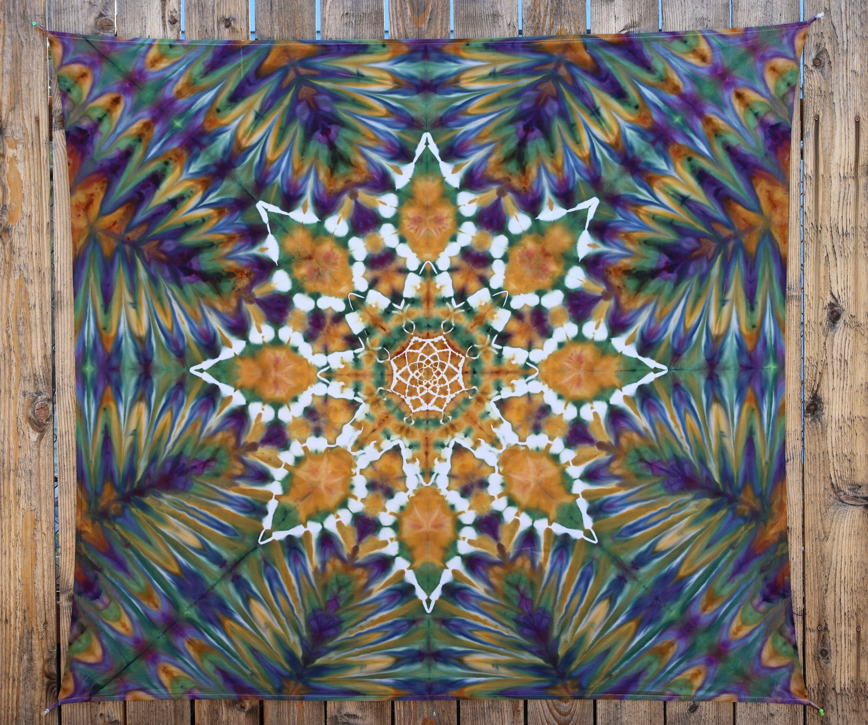 Tie Dye Tapestry 55” X 58”