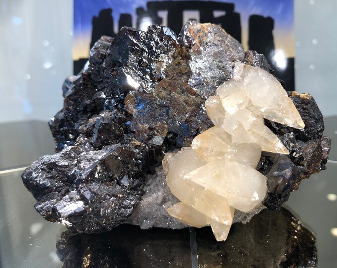 Very Rare Stellar Beam Calcite, Sphalerite & Dolomite 1687 Grams 1.687 ...