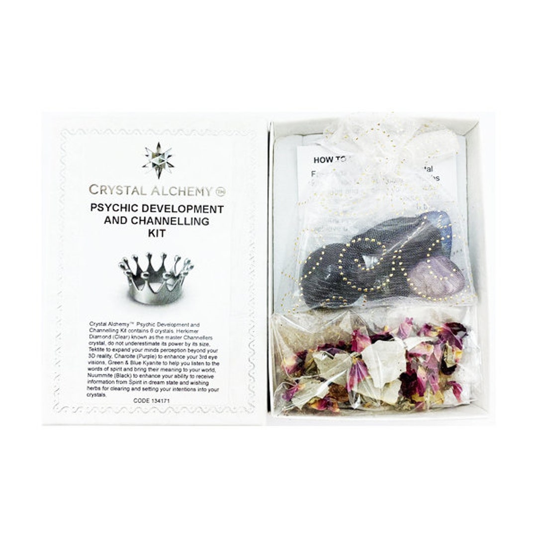 Crystal Alchemy - Psychic Development and Channelling Kit (5 Crystals ...
