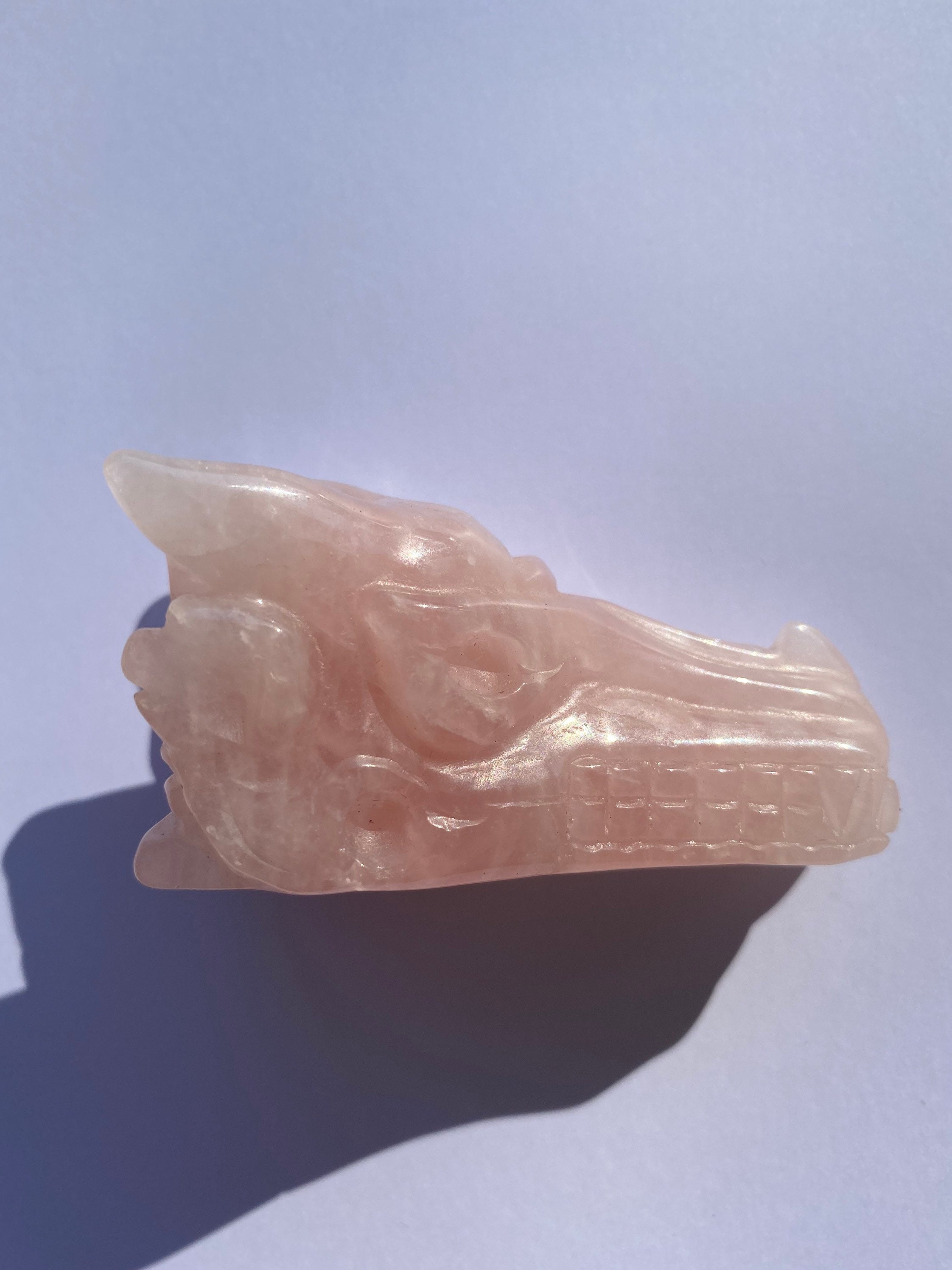 Collection of Rose Quartz Dragon Figures and Minature Quan Yin - Etsy