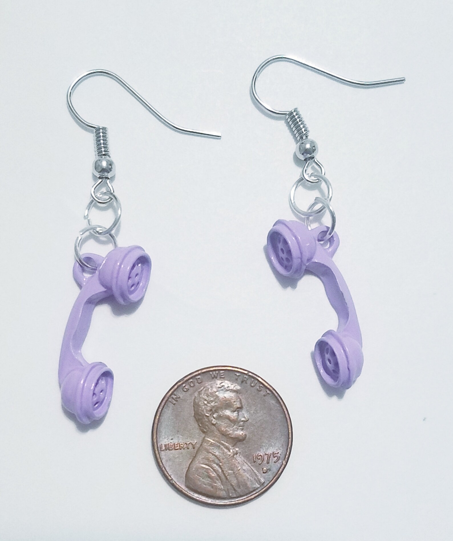 Pastel Pink Purple Retro Vintage Telephone Receiver Handset - Etsy