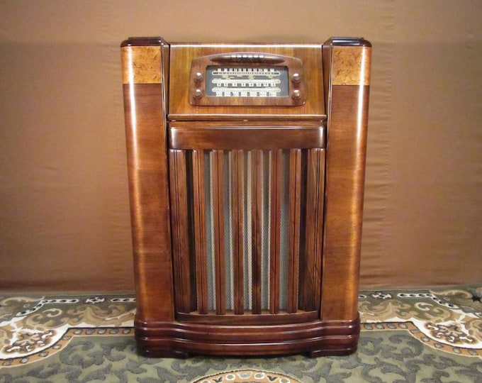 Restored Antique Philco Radio Cabinet - Repurposed for Unique Storage ...