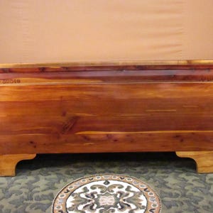Restored 1940's Waterfall Cedar Chest by Dillingham - Etsy
