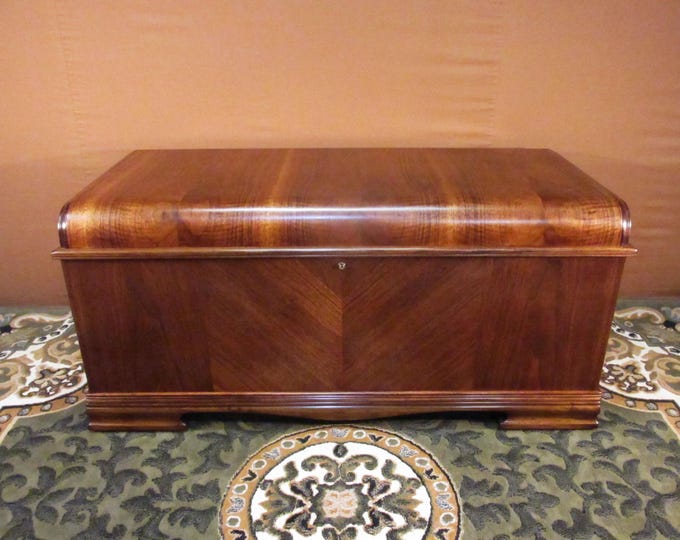 Restored 1940's Waterfall Cedar Chest by Sterling Chests - Etsy