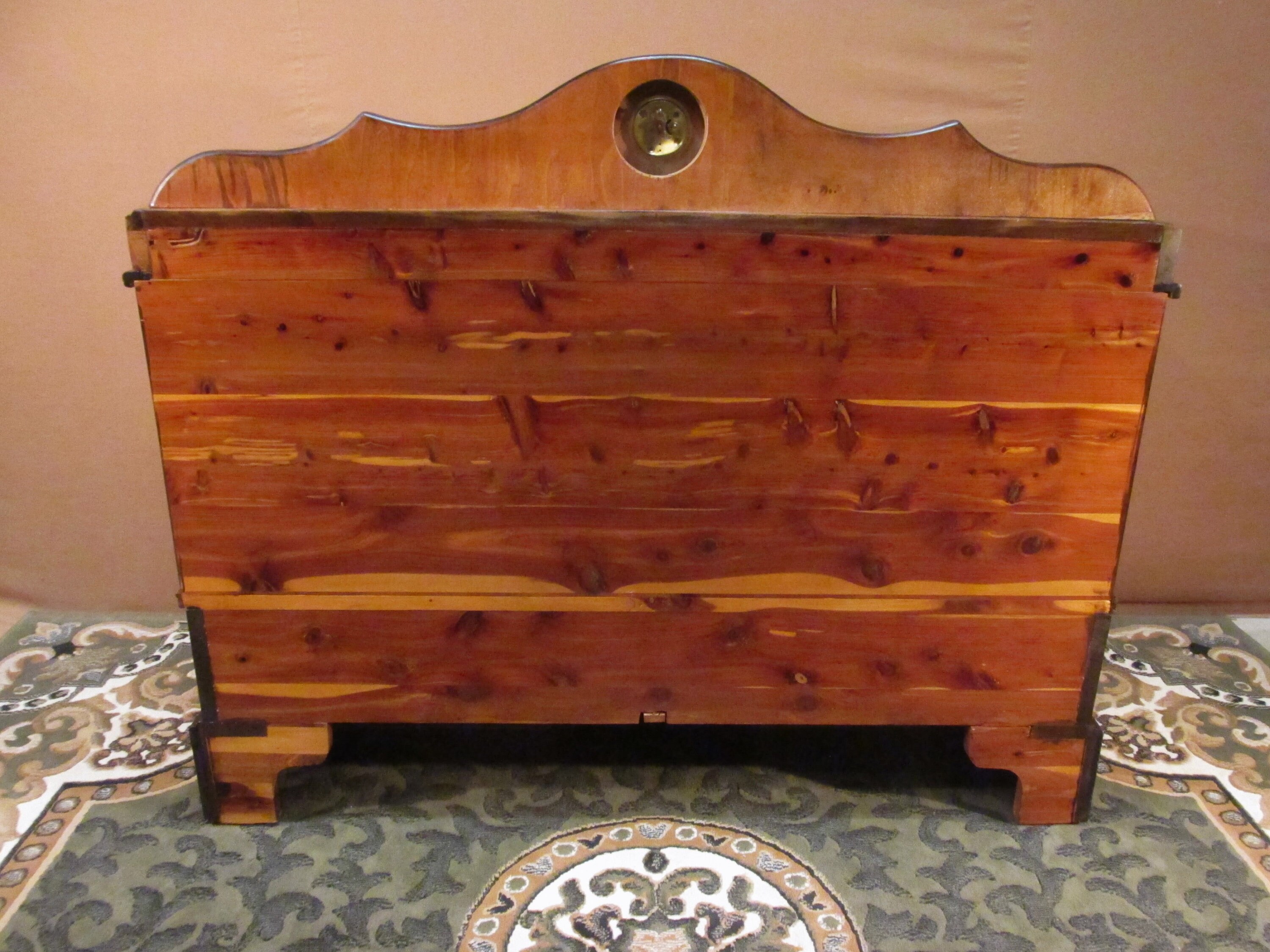 Restored 1940's Waterfall Cedar Chest With Clock and | Etsy