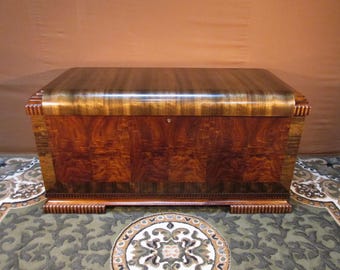 Restored 1940's Waterfall Cedar Chest by Dillingham - Etsy