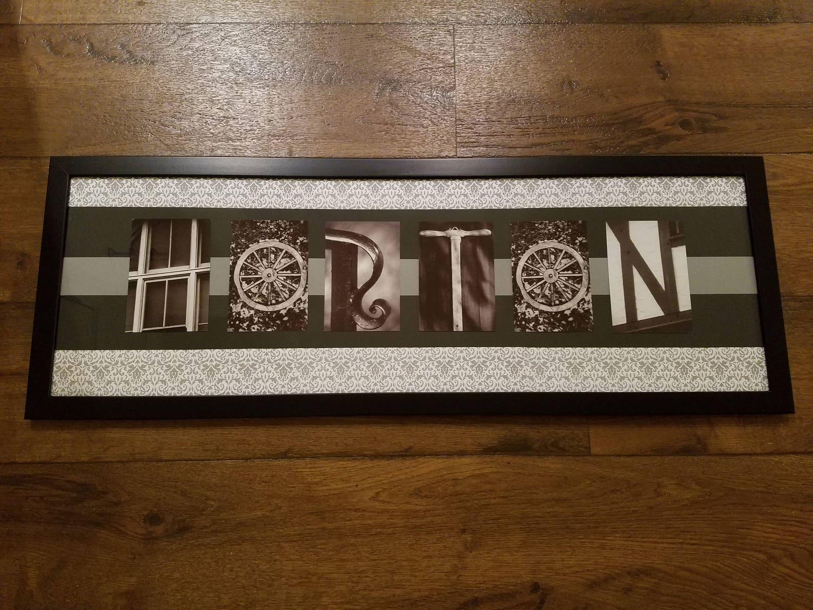 Letter Art Frame - Etsy