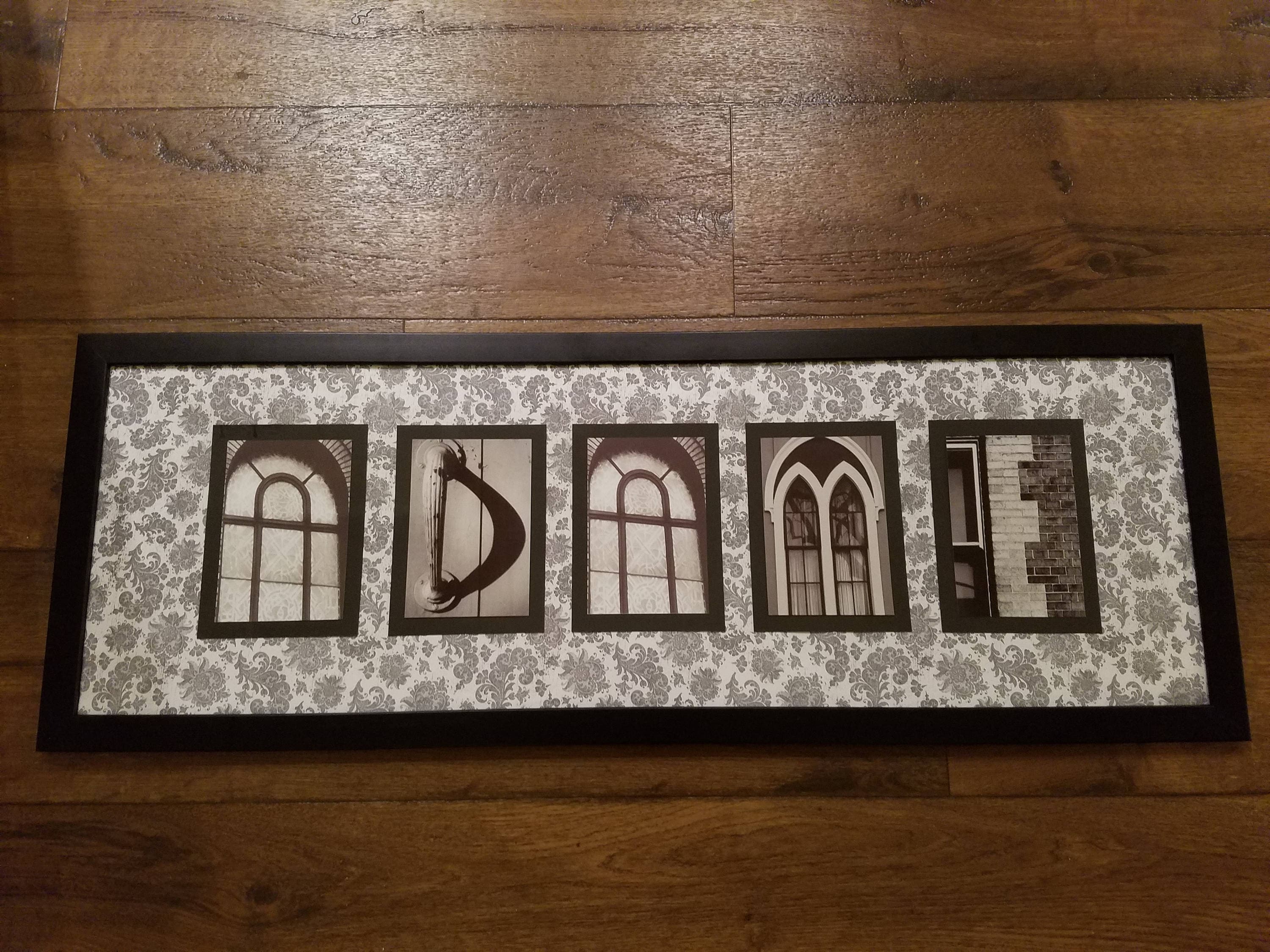Letter Art Frame - Etsy