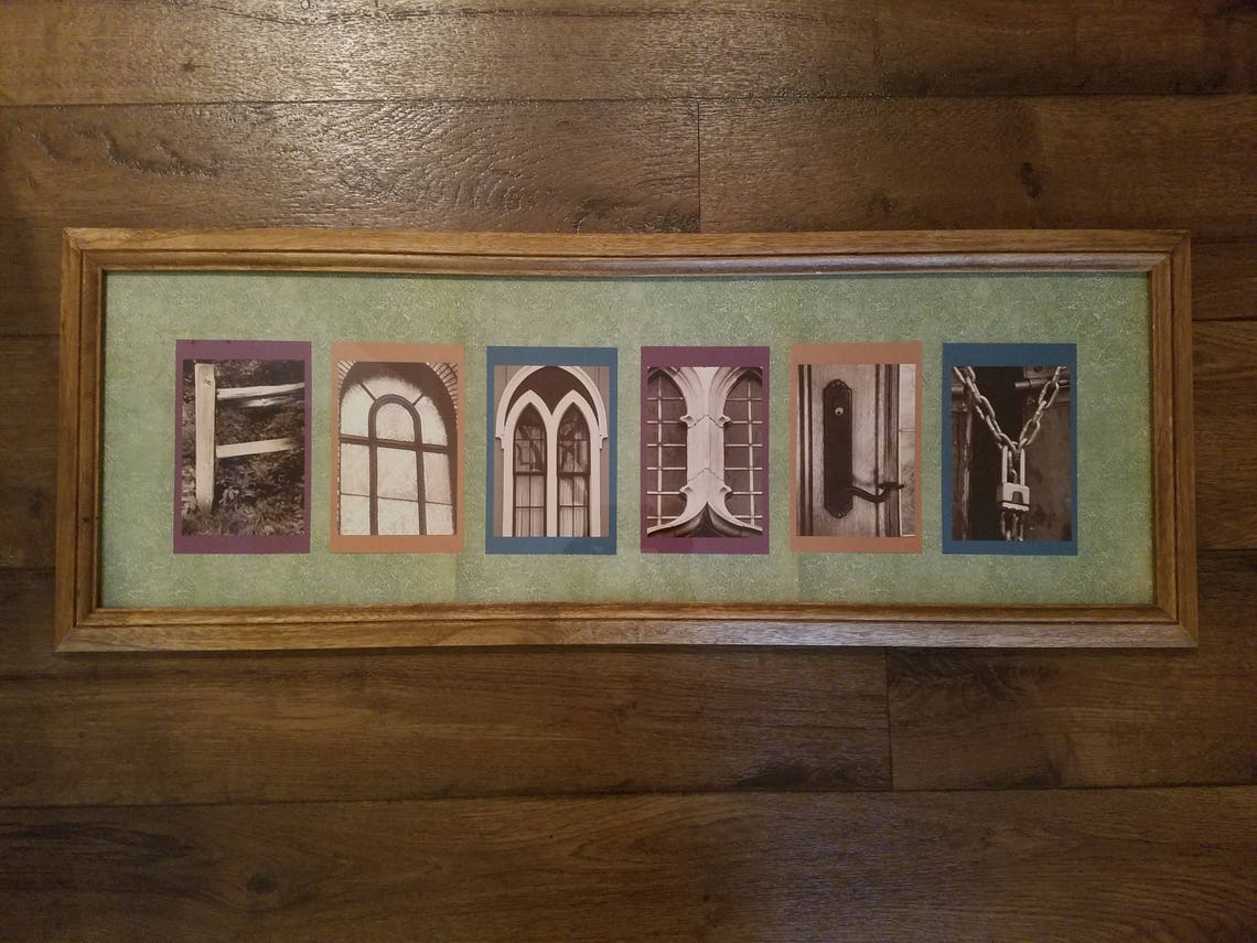 Letter Art Frame - Etsy