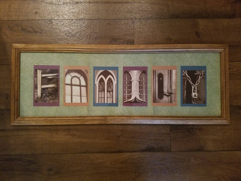 Letter Art Frame - Etsy