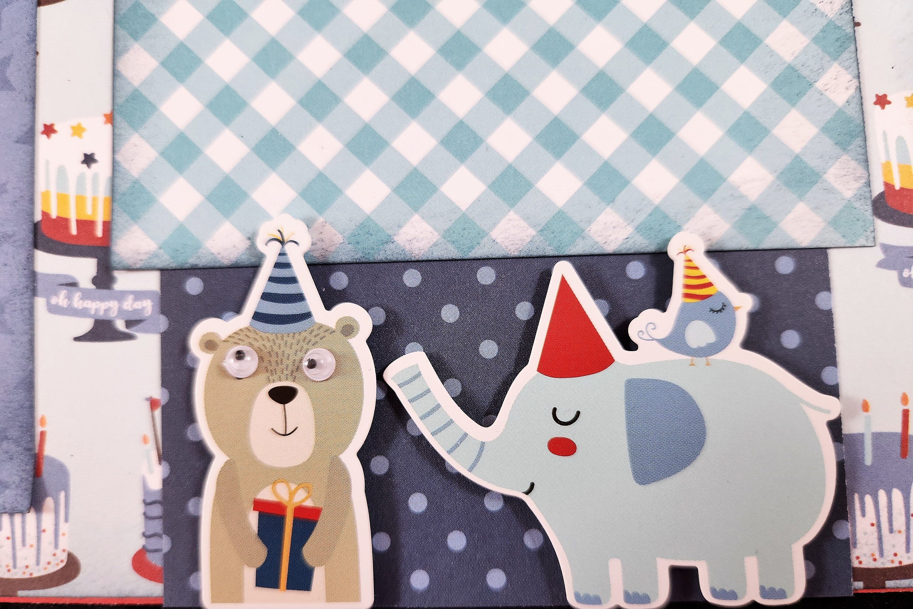 12X12 Birthday Scrapbook Page Kit, Premade Birthday Scrapbook, 12X12 ...