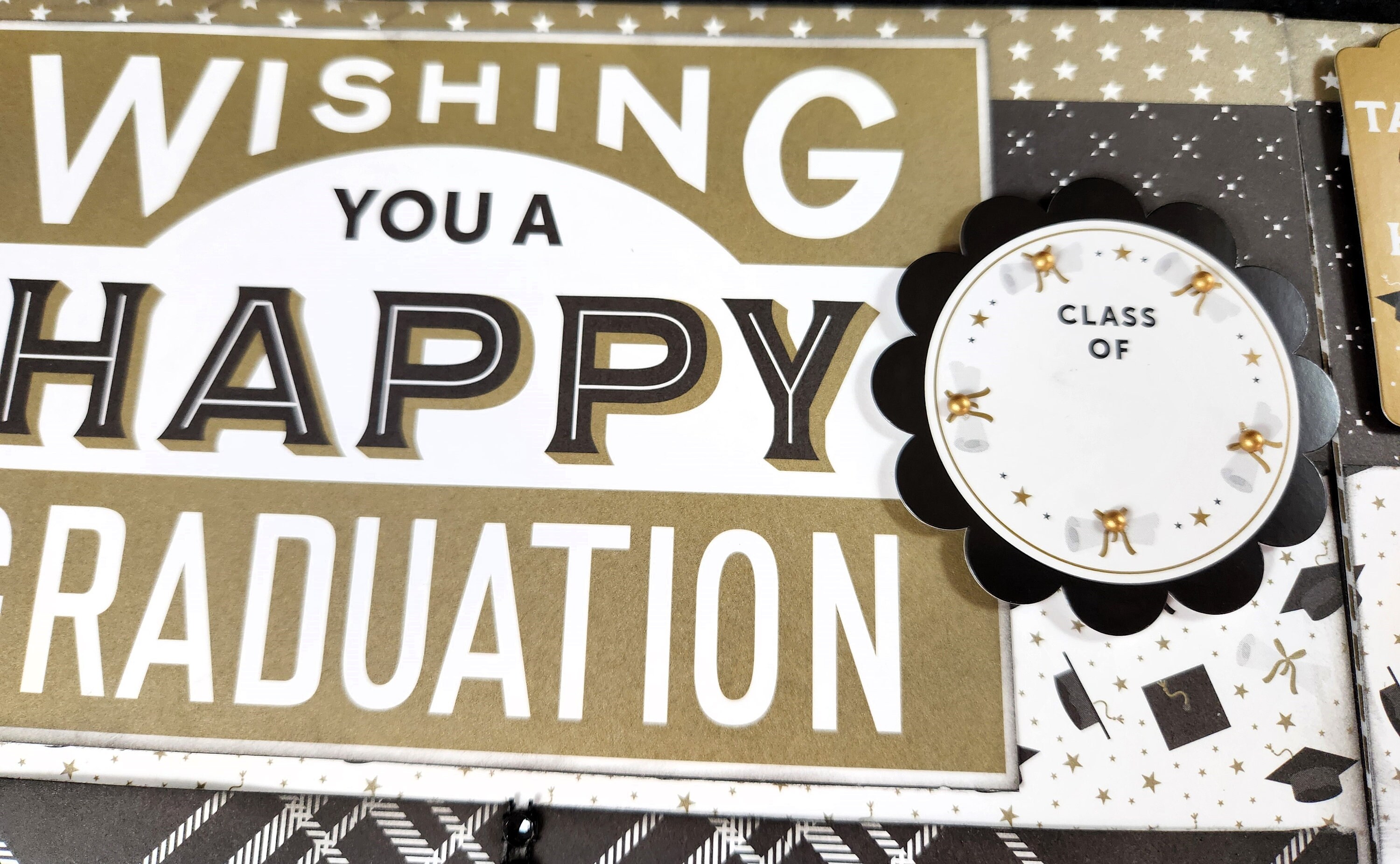 12X12 Graduation Scrapbook Page Kit, Graduation Premade Scrapbook Page ...