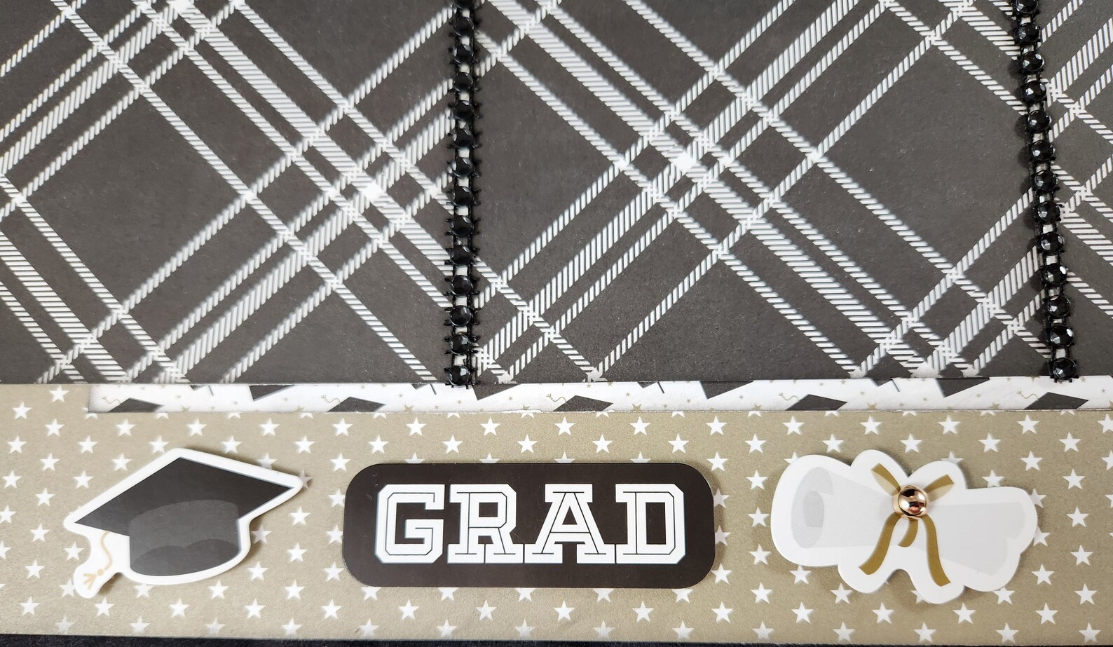 12X12 Graduation Scrapbook Page Kit, Graduation Premade Scrapbook Page ...