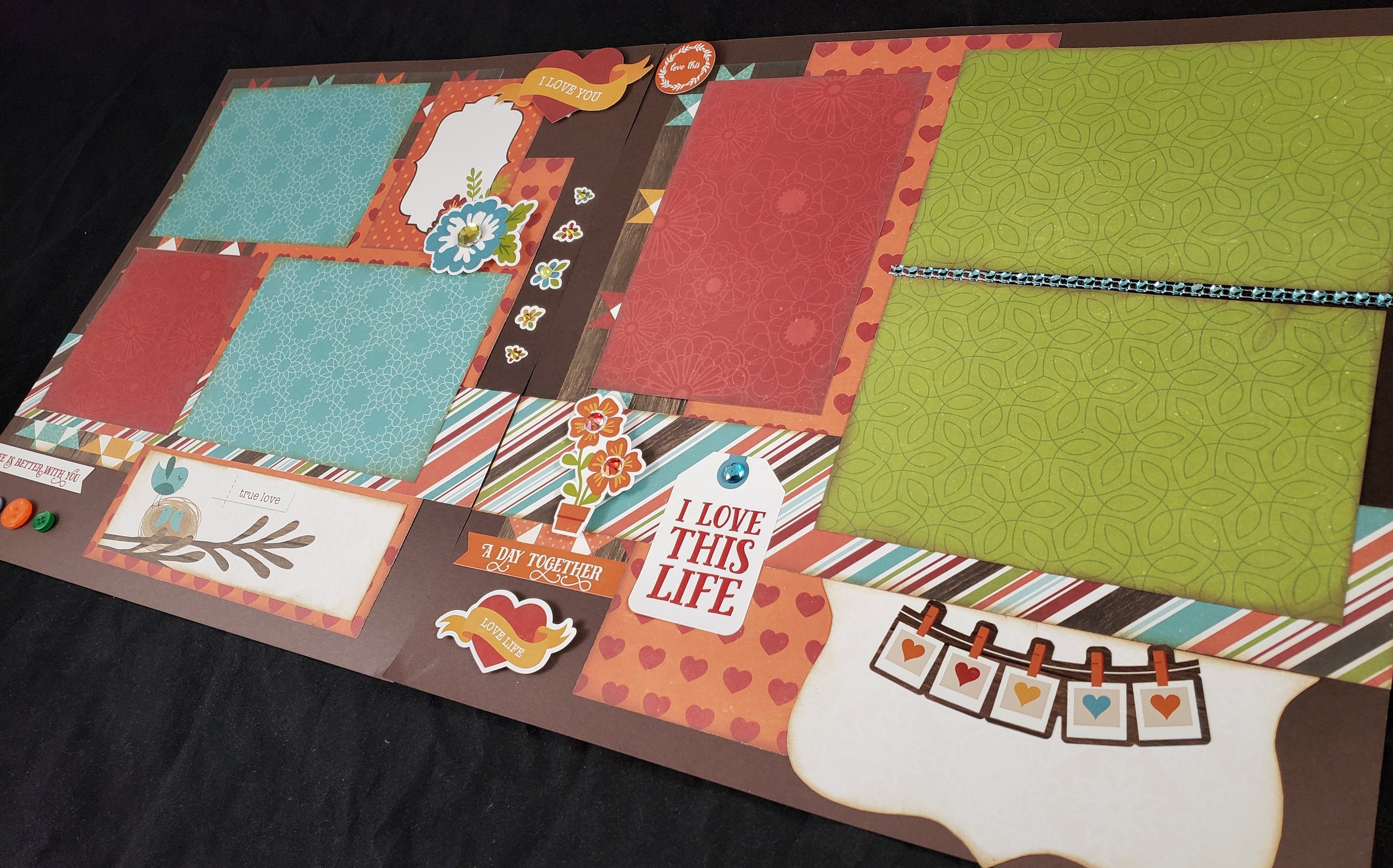 Paper, Party & Kids Premade Paper Better Together-One page 12x12 pre ...