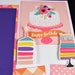 12X12 Birthday Scrapbook Page Kit, Premade Birthday Scrapbook, 12X12 ...