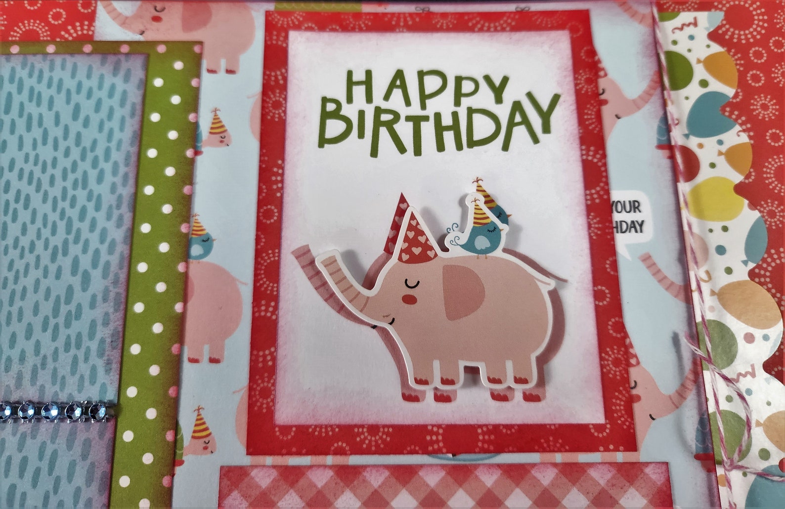 12X12 Birthday Scrapbook Page Kit, Premade Birthday Scrapbook, 12X12 ...