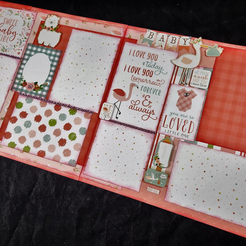 Girl Scrapbook Pages - Etsy