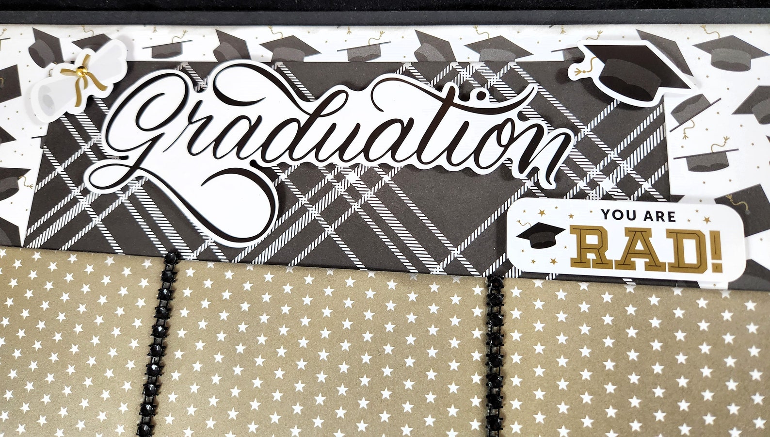12X12 Graduation Scrapbook Page Kit, Graduation Premade Scrapbook ...