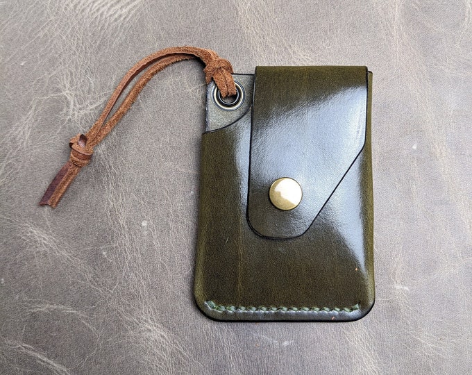 Hiker Wallet - Olive - Leather Wallet - Mens - Handcrafted 100% ...