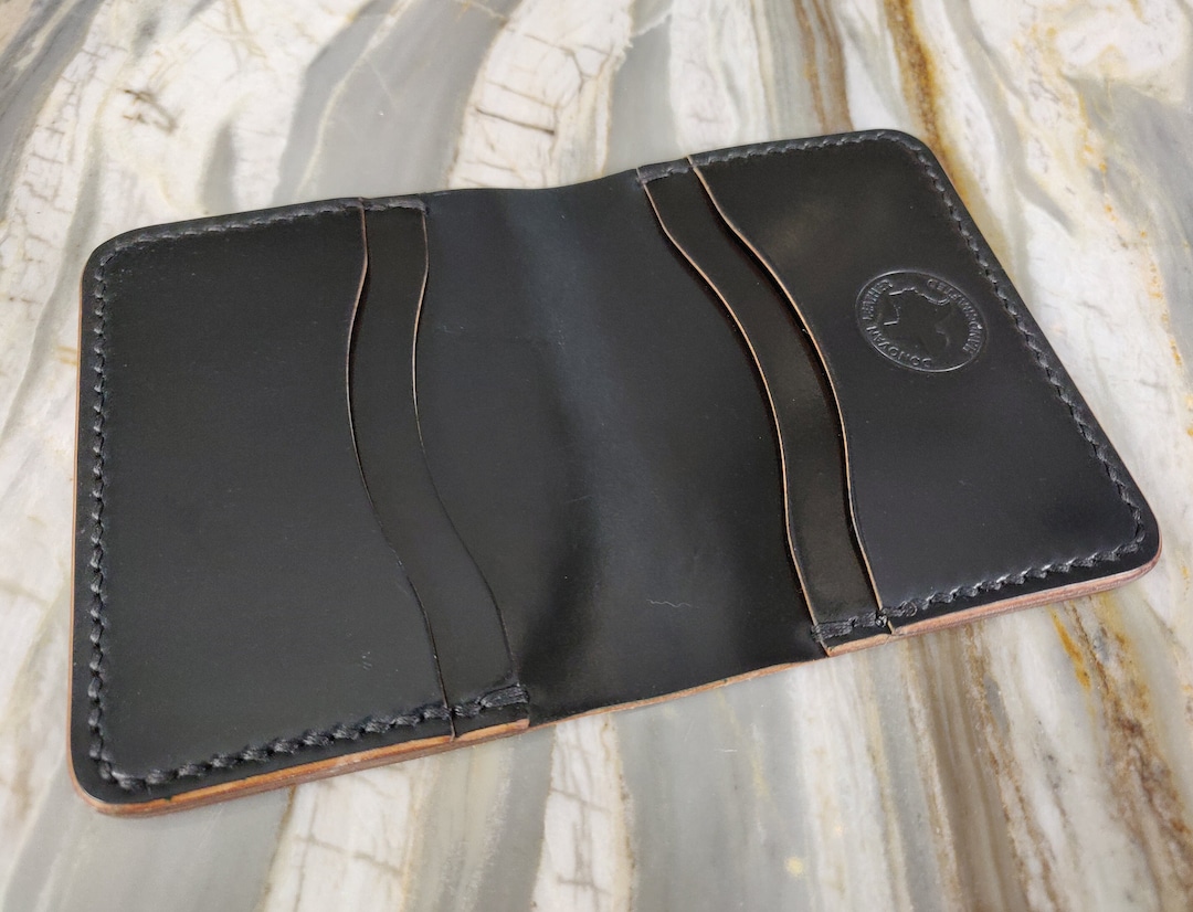 5 Slot Shell Cordovan Horween Black Reverse Handcrafted Made in Texas ...