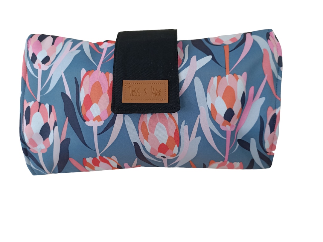 Baby Change Mat/ Clutch, Tess & Rae, Laminate/ Cotton, Fold Out ...