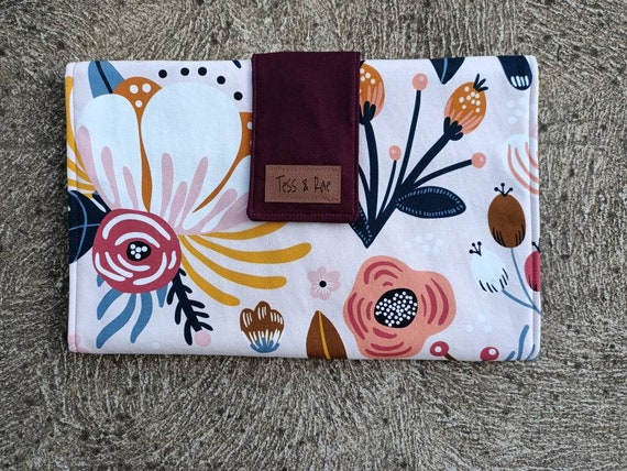 Baby Change Mat/ Clutch Tess & Rae Laminate/ Cotton Fold | Etsy