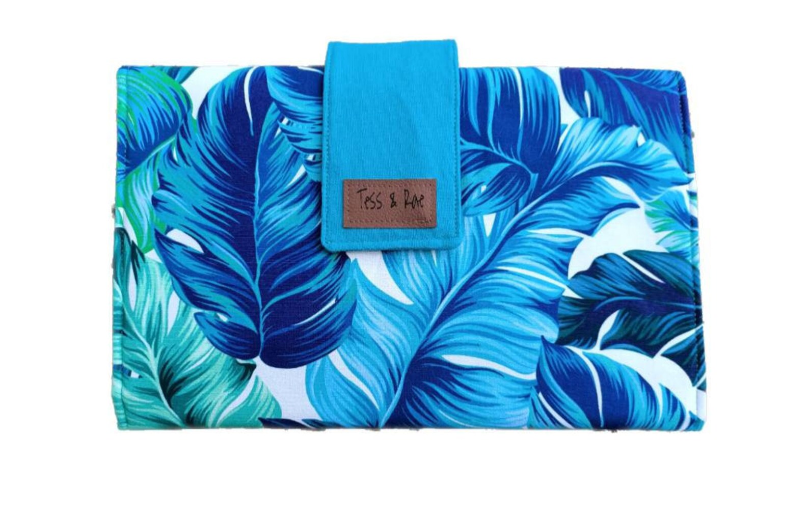 Baby Change Mat/ Clutch Tess & Rae laminate/ cotton fold | Etsy