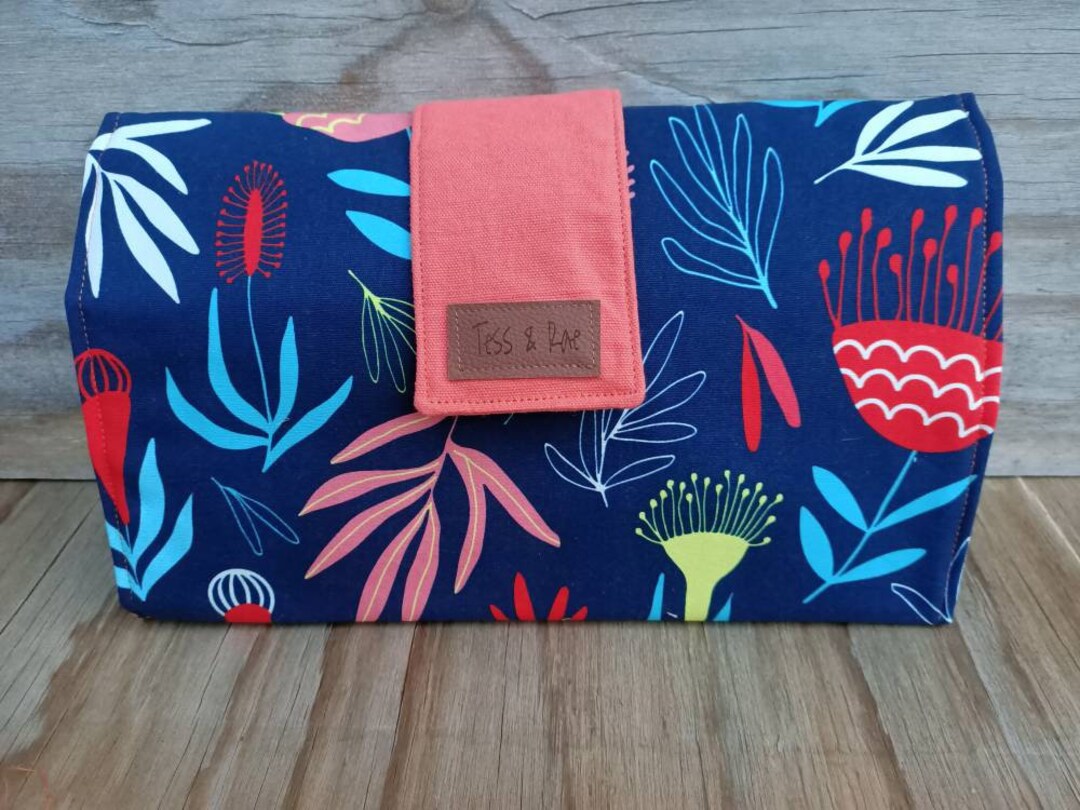 Baby Change Mat/ Clutch Tess & Rae Laminate/ Cotton Fold - Etsy