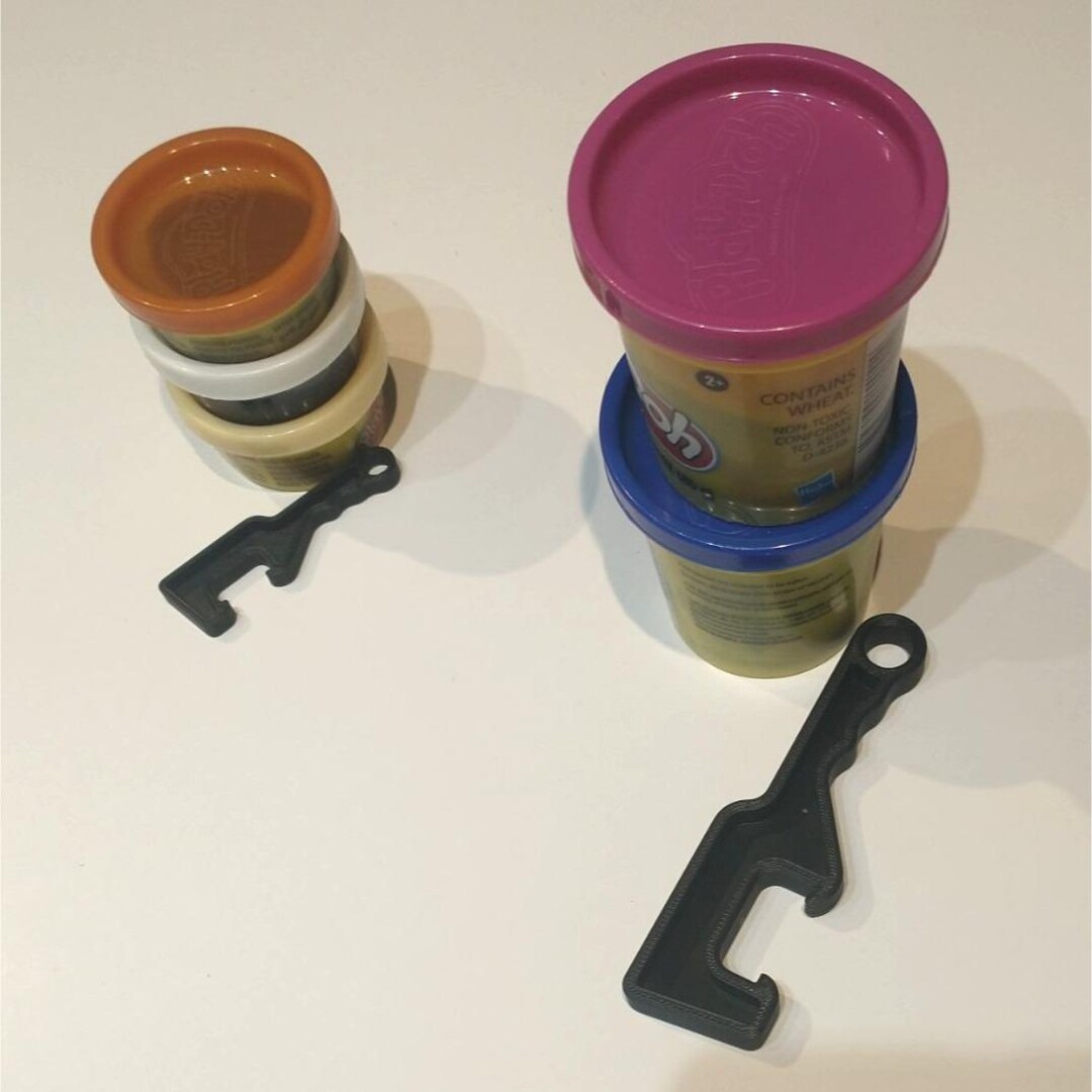Two Playdough Tub Openers – Easy Lid Remover for Play-doh Containers ...