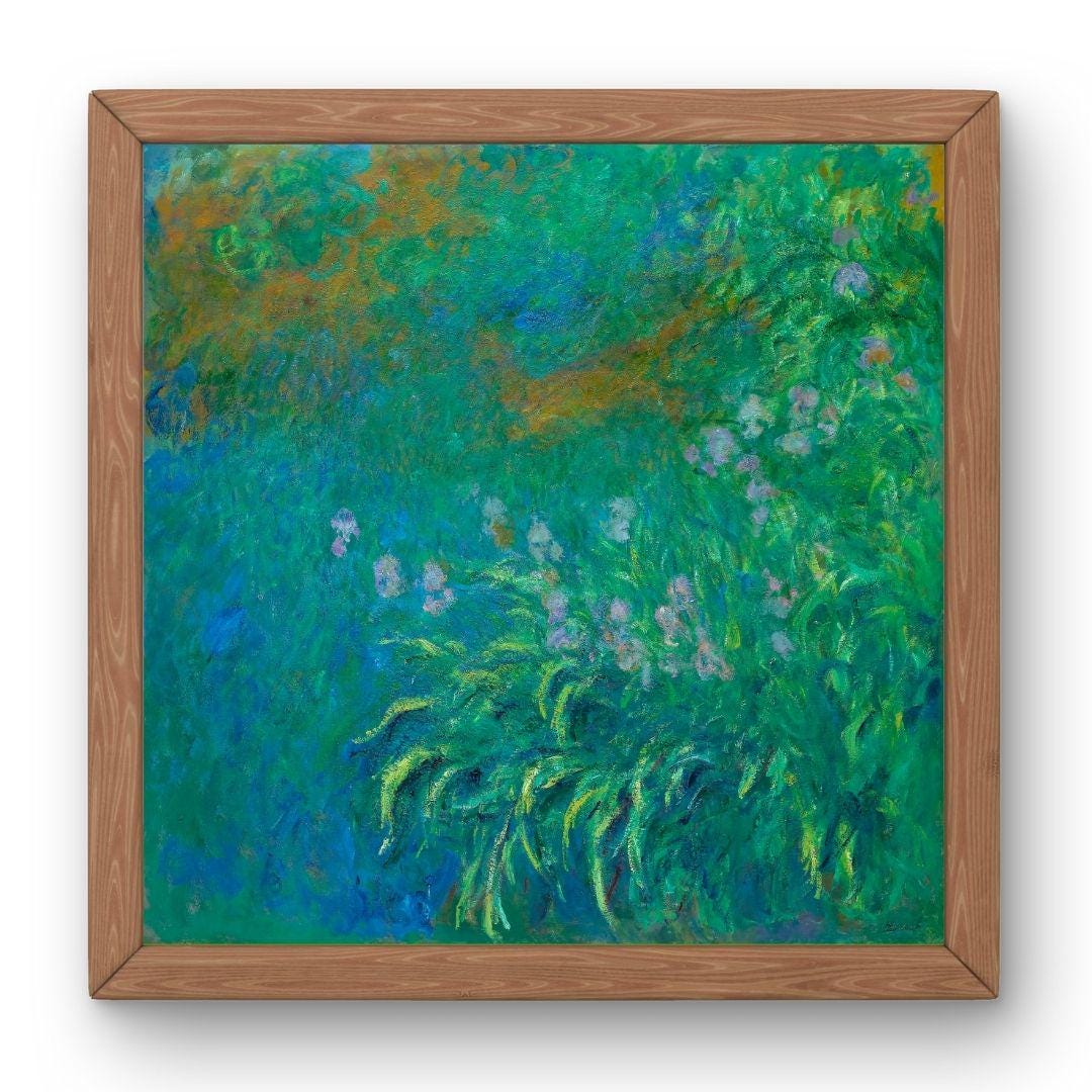 Claude Monet Square Wall Art Print Set of 9, Impressionist Wall Print ...