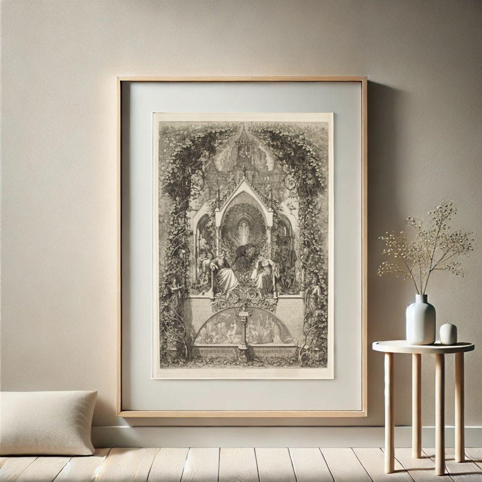 Sleeping Beauty Wall Art Print, Little Briar Rose Print Wall Decor ...