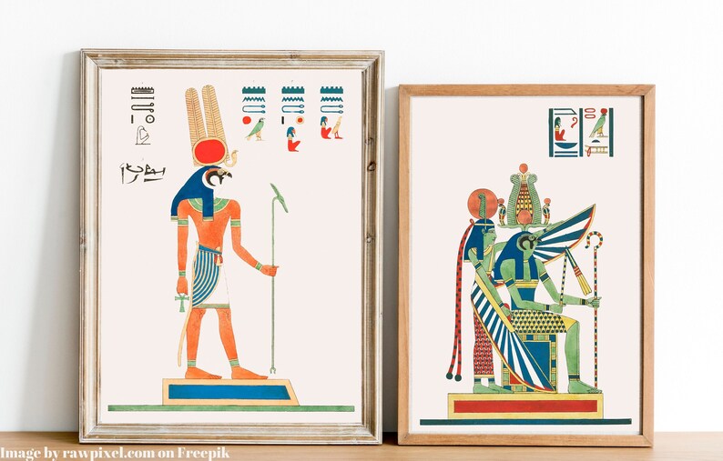 Ancient Egyptian Pantheon Set of 20 Ancient Egypt Prints - Etsy