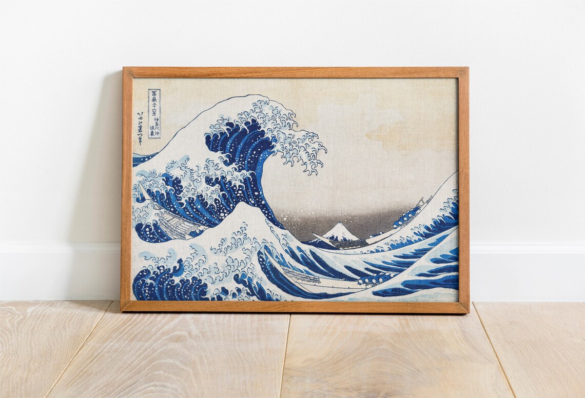 The Great Wave off Kanagawa Printable – Japanese Woodblock Art Print ...