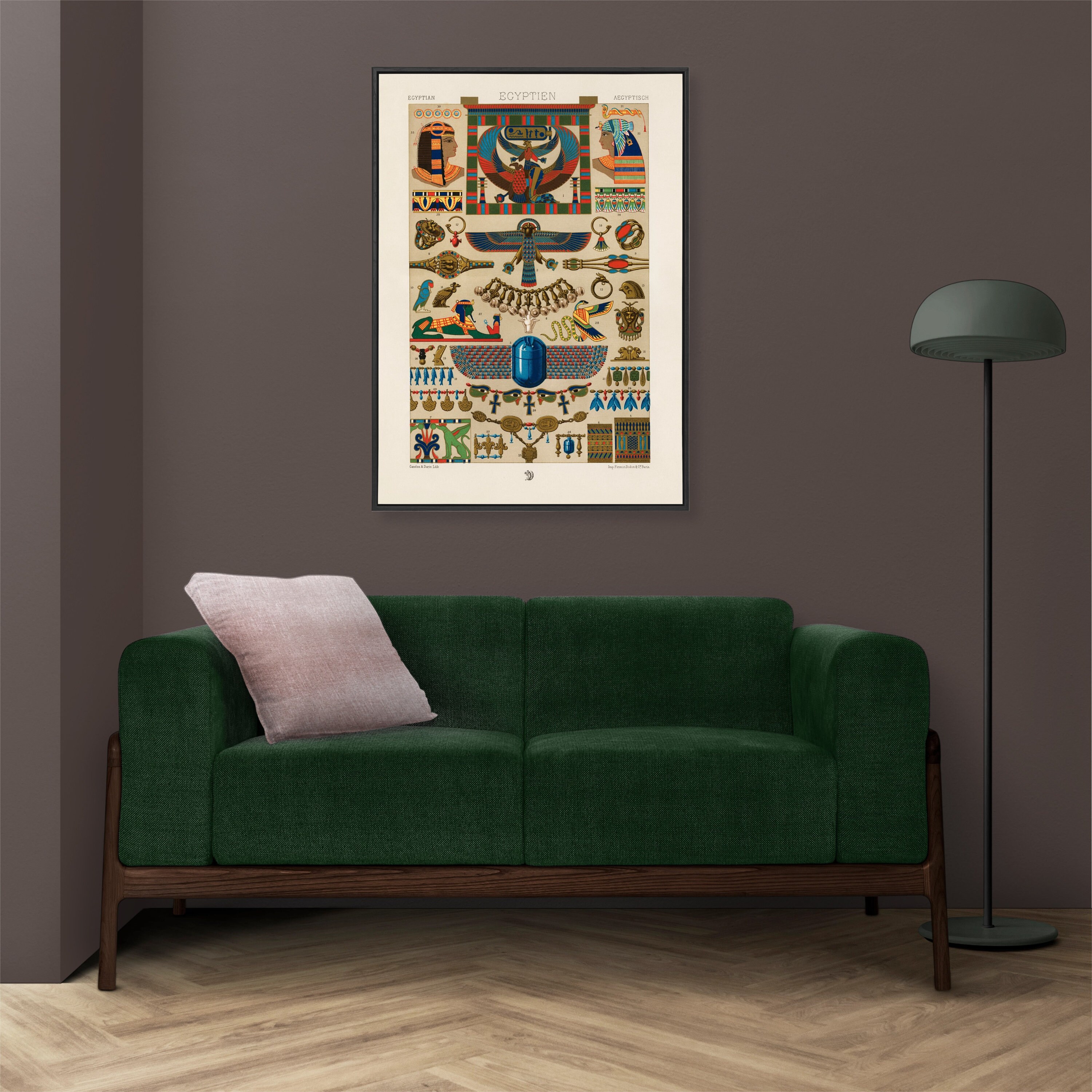 Ancient Egyptian Wall Art Set of 5, Ancient Egypt Prints, Hieroglyphic ...