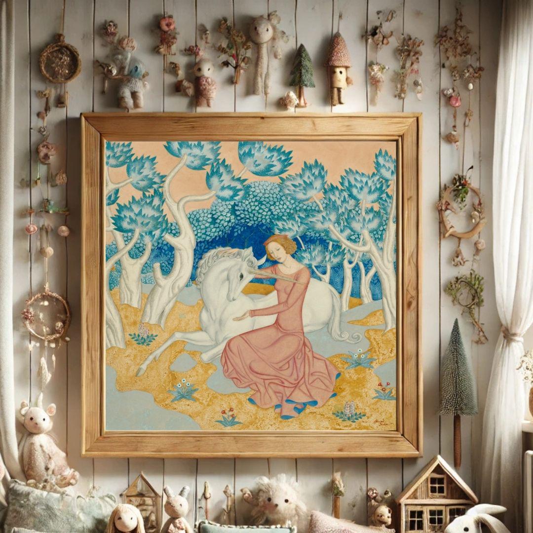 Edmund Dulac Fairy Tale Illustration Wall Art Print, Vintage Fairytale ...